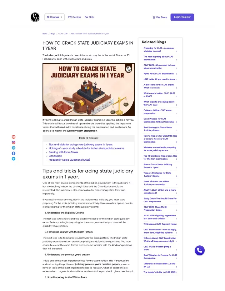 PPT - Get Ready to Ace the Judiciary Exam with Our Comprehensive Guide ...