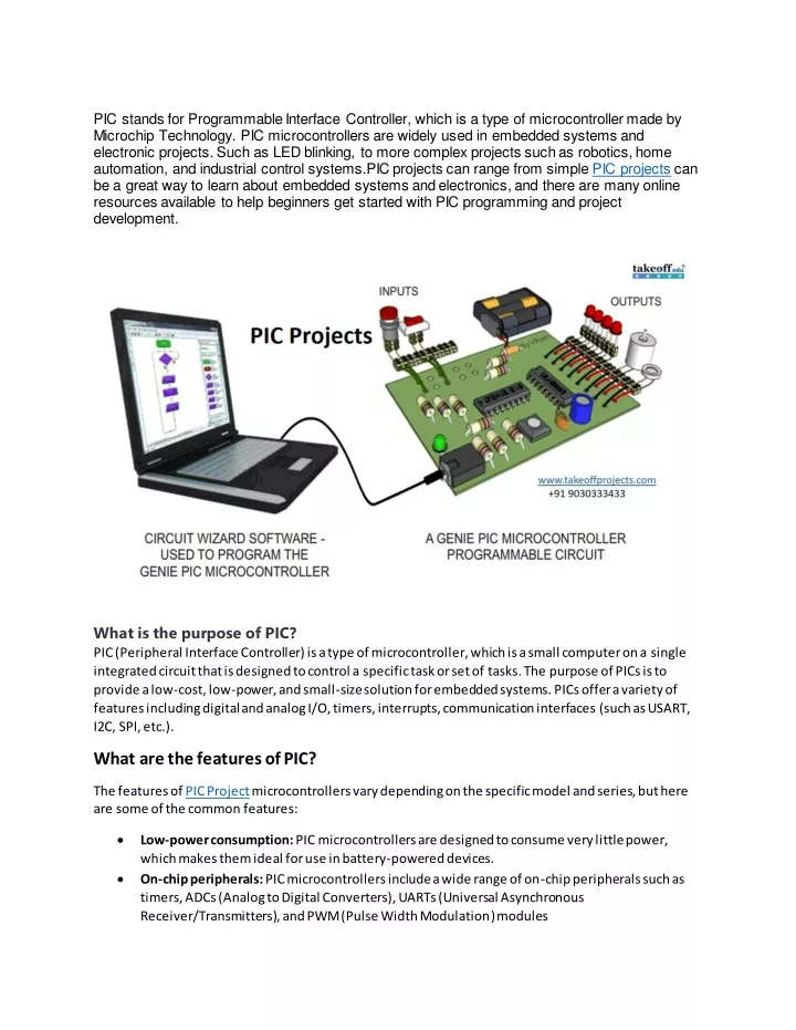 PPT - PIC PROJECTS For Final Year Students PowerPoint Presentation ...