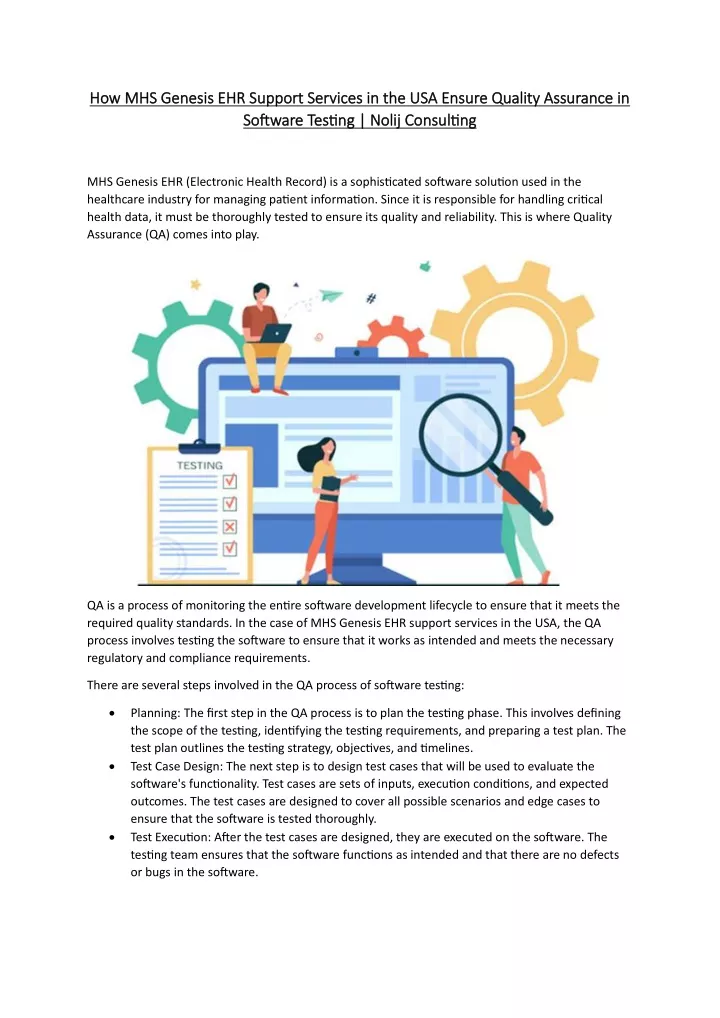PPT - How MHS Genesis EHR Support Services in the USA Ensure Quality ...