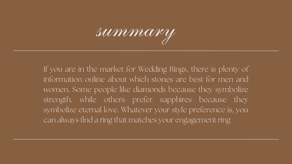 PPT - How to Choose a Wedding Ring to Match Your Engagement Ring ...