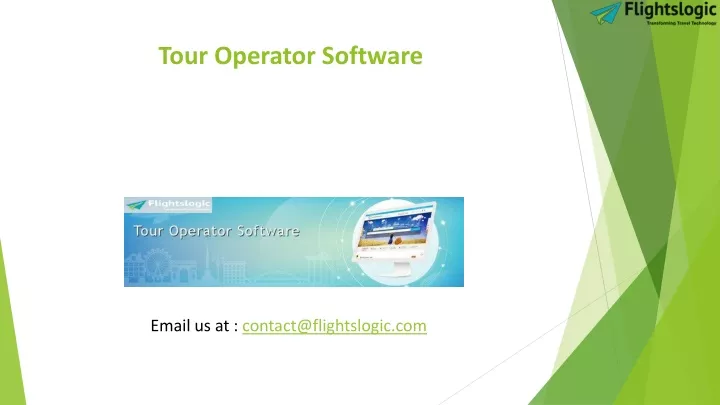 PPT - Tour Operator Software f ppt PowerPoint Presentation, free ...