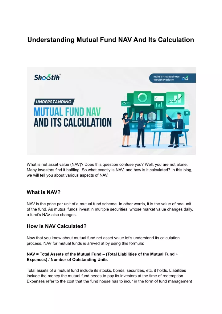 PPT - Understanding Mutual Fund NAV And Its Calculation PowerPoint ...