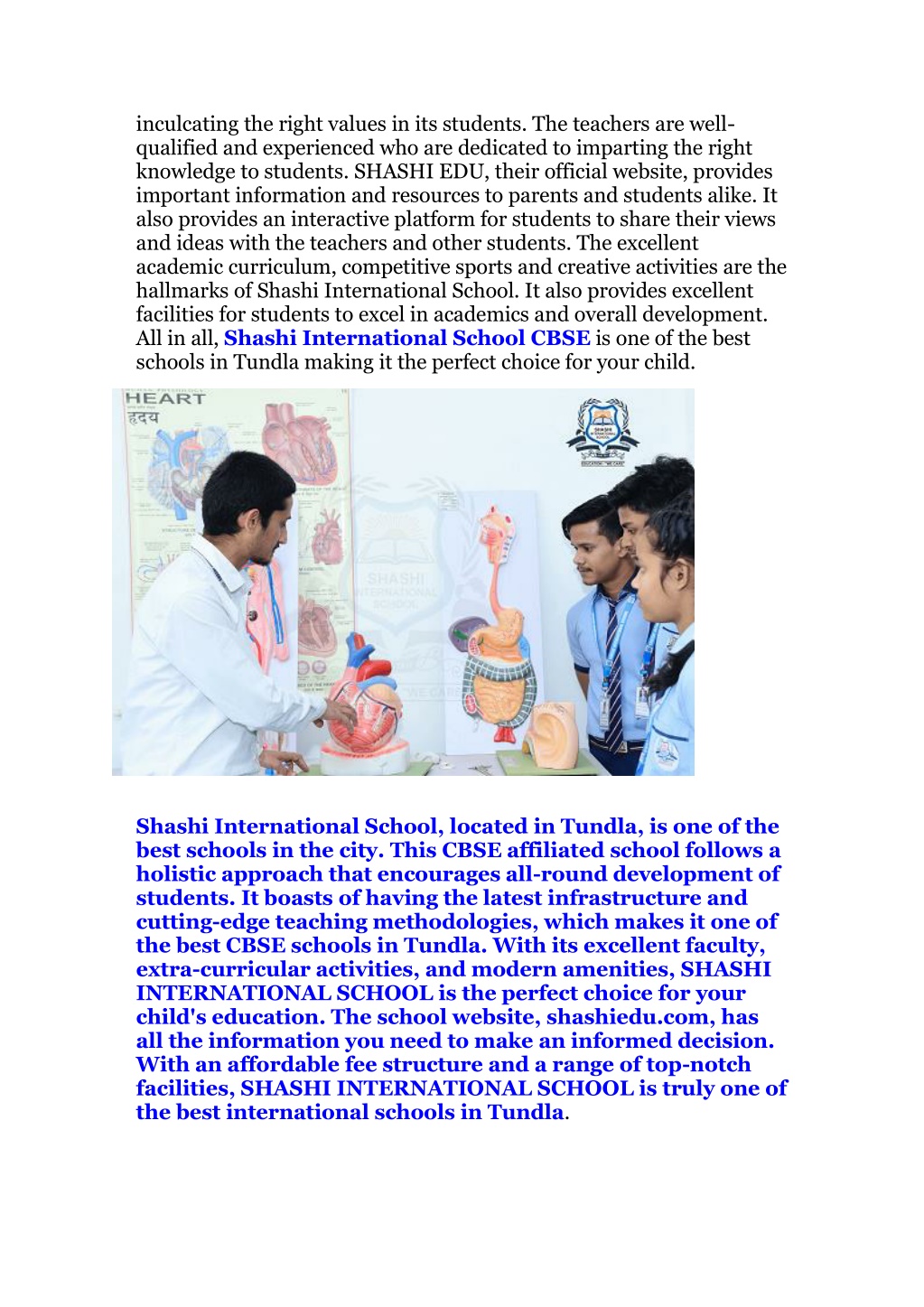 PPT - Shashi International School PowerPoint Presentation, free ...