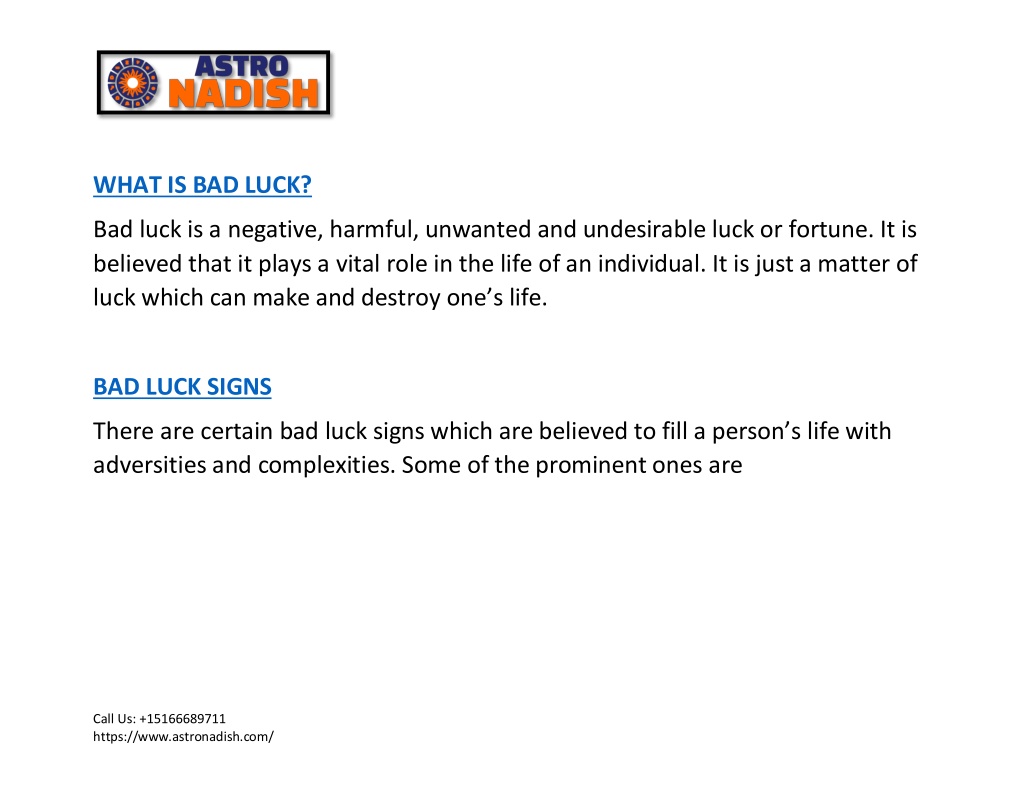 PPT - Best Astrologer Bad Luck Removal in Jamaica NY -astronadish ...