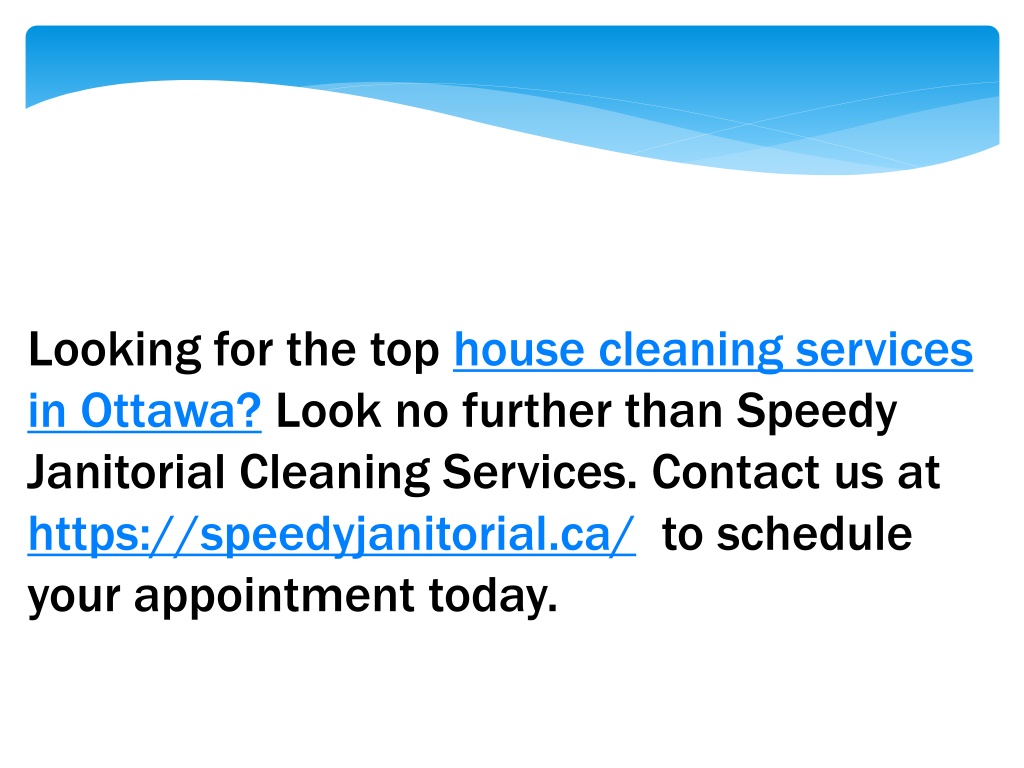 PPT - Best Construction Cleaning in Ottawa - Speedy Janitorial ...