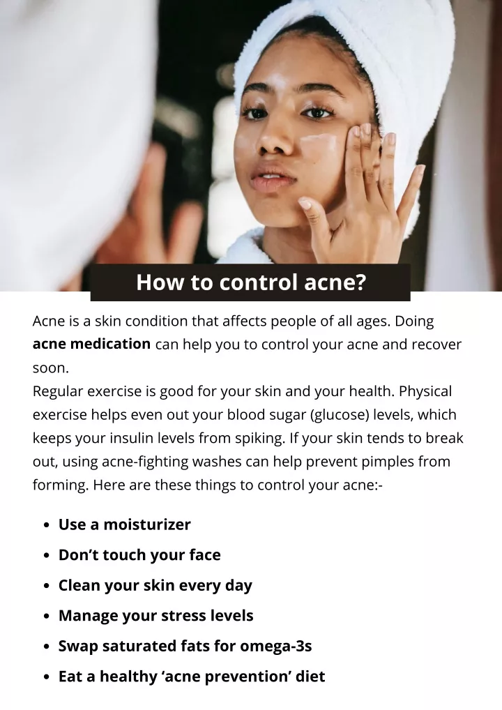 PPT - How to control acne PowerPoint Presentation, free download - ID ...