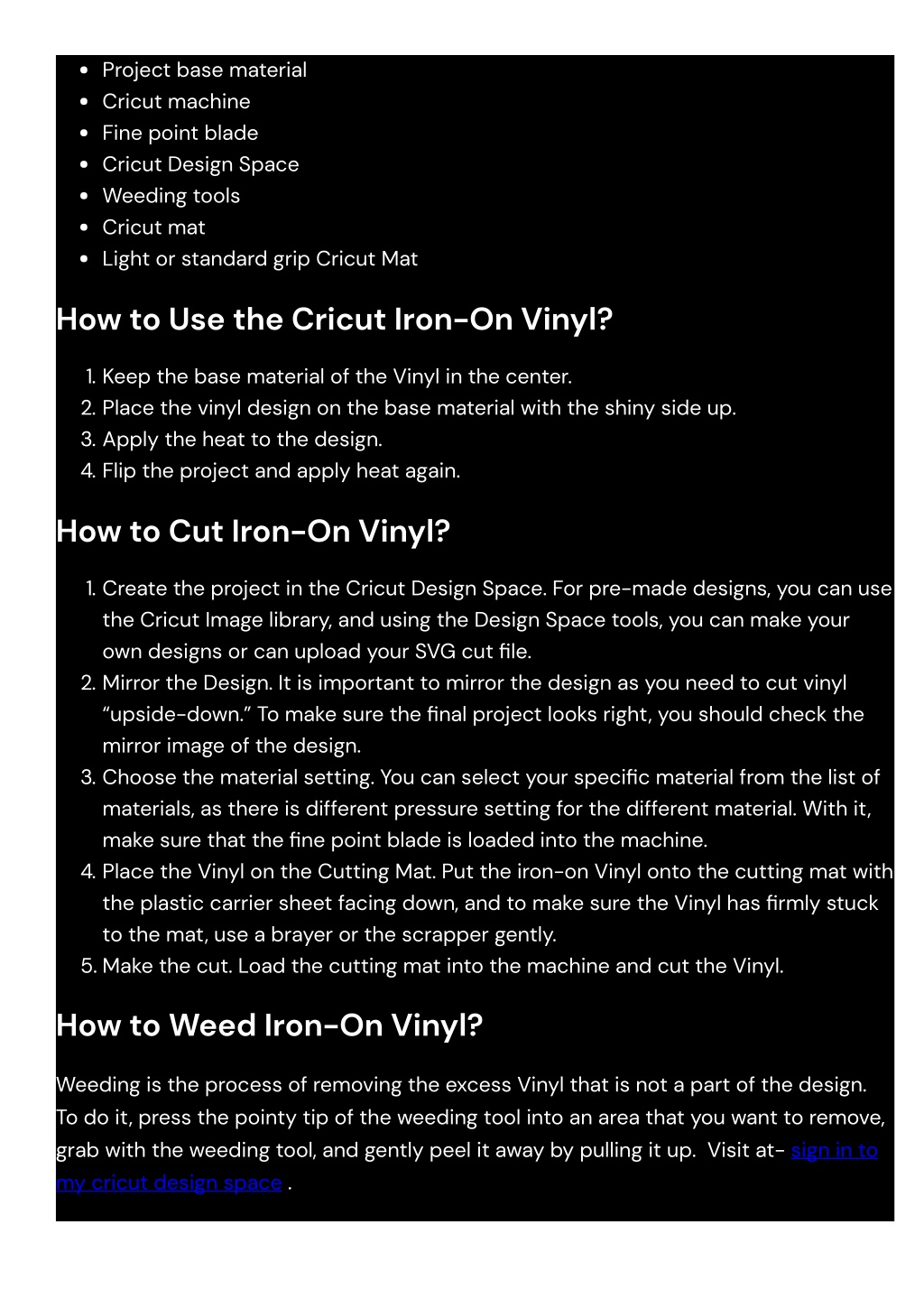 PPT - Cricut iron on vinyl instructions PowerPoint Presentation, free ...