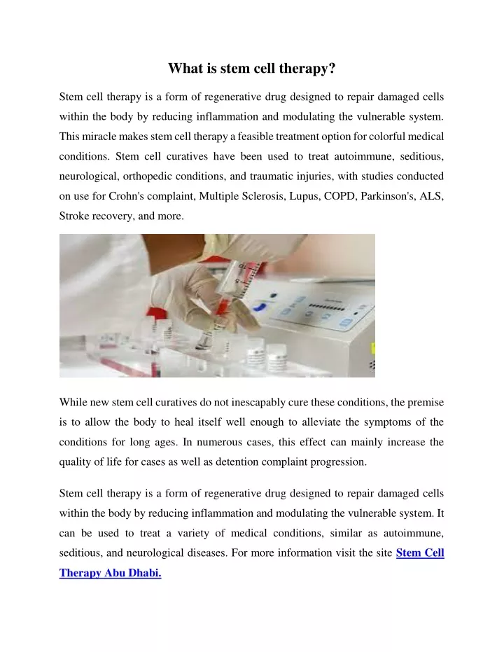 PPT - What is stem cell therapy PowerPoint Presentation, free download - ID:12016299