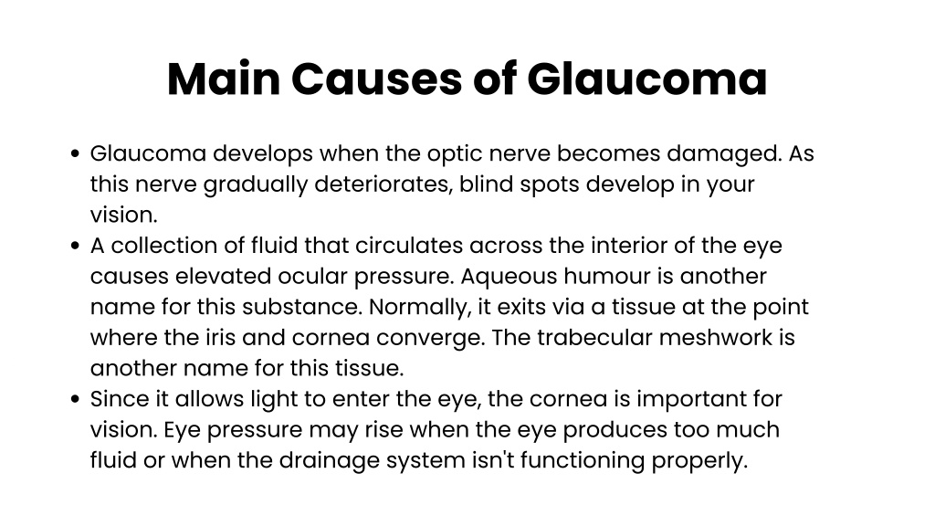 PPT - What are the main causes oF Glaucoma PowerPoint Presentation, free download - ID:12016333