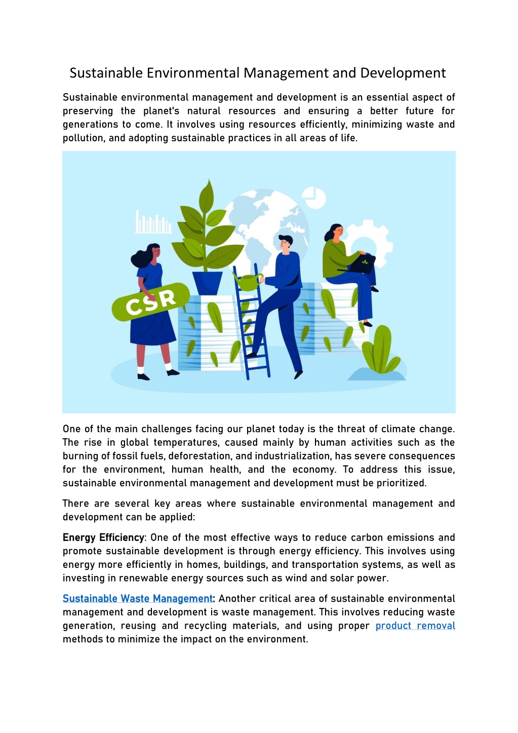 PPT - Sustainable Environmental Management and Development PowerPoint ...