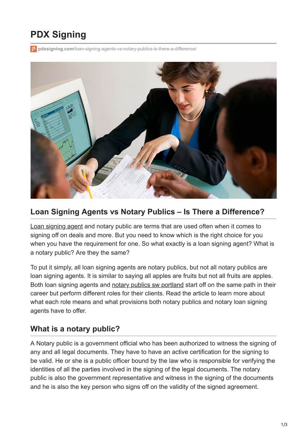PPT - Loan Signing Agents vs Notary Publics PowerPoint Presentation ...