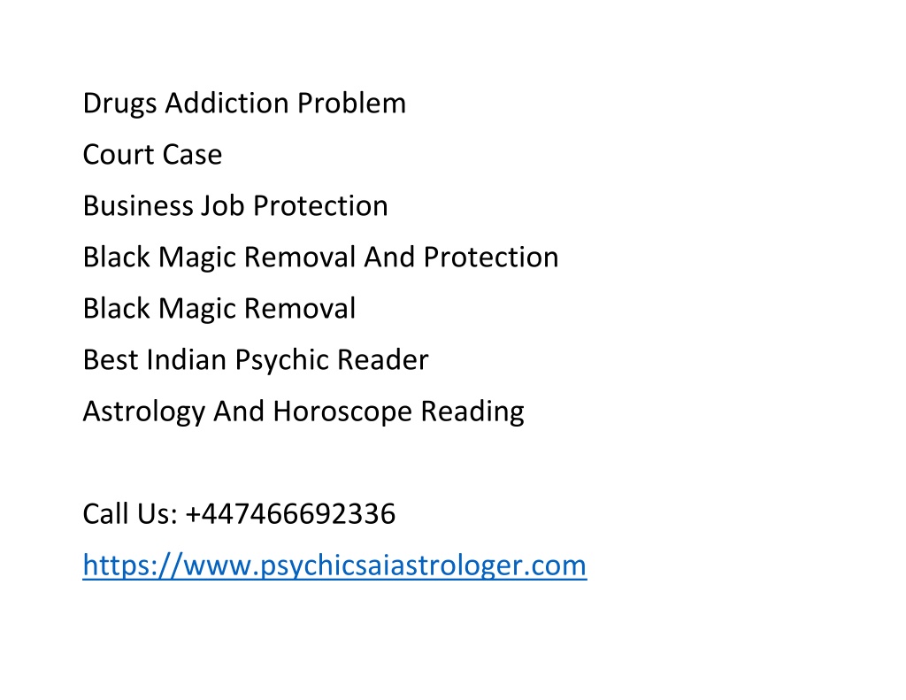 PPT - Most Famous Black magic removal in wood green PowerPoint ...