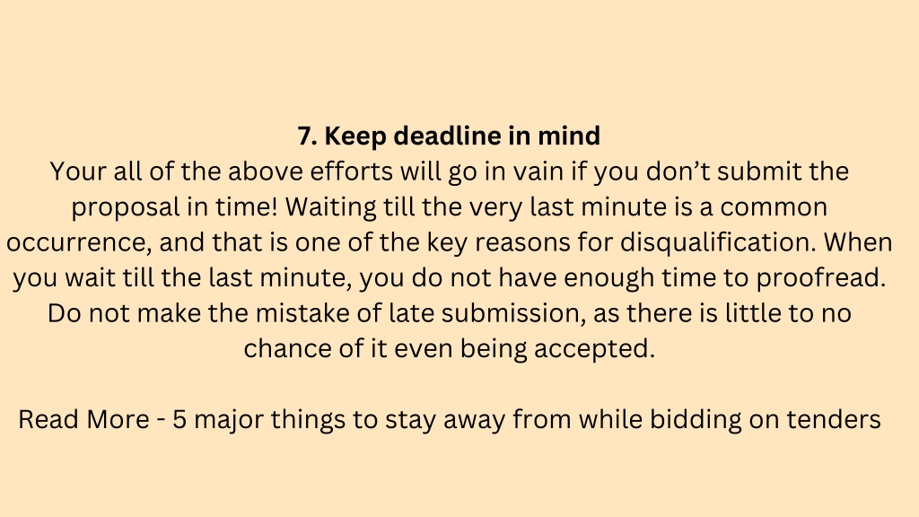 PPT - 7 Tips To Keep In Mind Before Filling Out A Tender PowerPoint ...