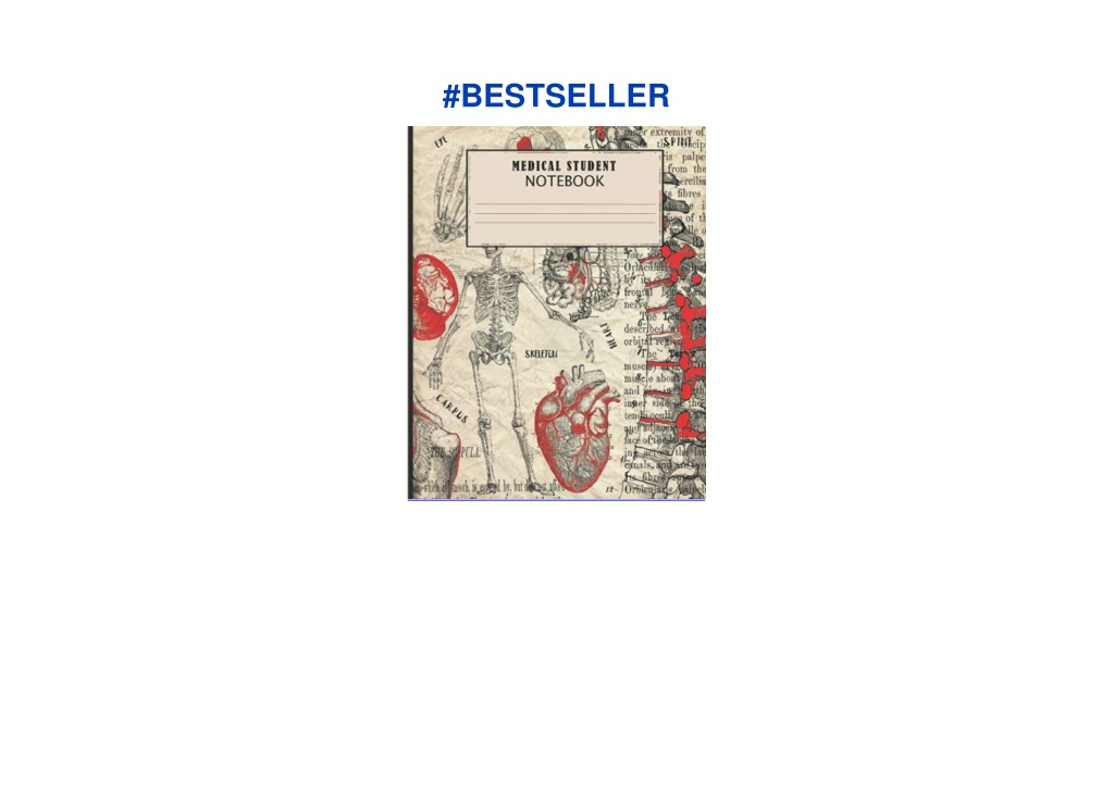 PPT - PDF Medical Student Notebook: Large Desk Size Antique Human ...