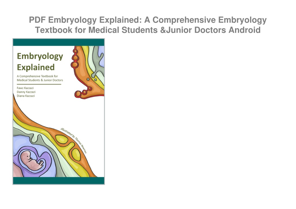 PPT - PDF Embryology Explained: A Comprehensive Embryology Textbook for ...