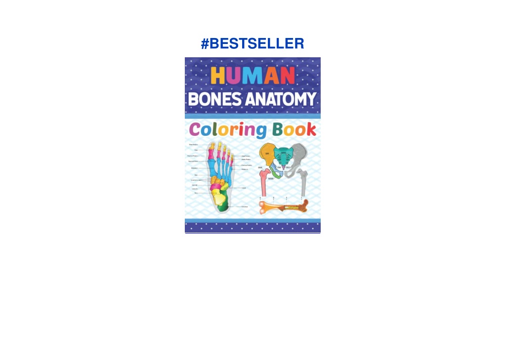 PPT - Download Human Bones Anatomy Coloring Book: Human Bones Anatomy ...