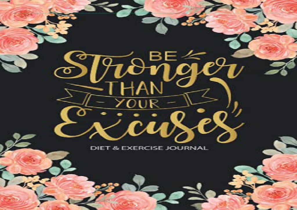 PPT - PDF Diet & Exercises Journal: Exercise Planner For Women | Cute ...