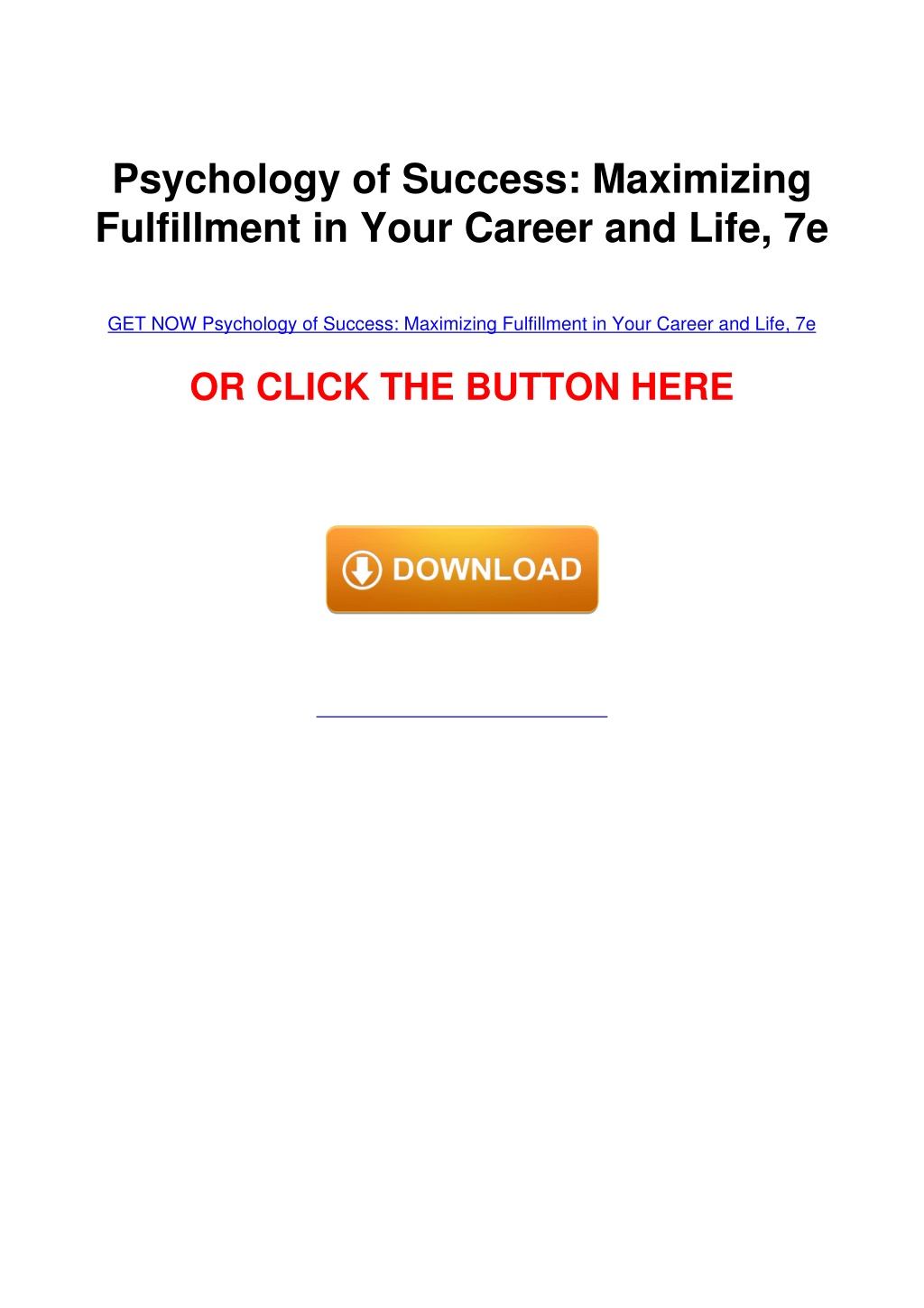 PPT - (PDF/DOWNLOAD) Psychology of Success: Maximizing Fulfillment in ... PPT - (PDF/DOWNLOAD) Psychology of Success: Maximizing Fulfillment in ...