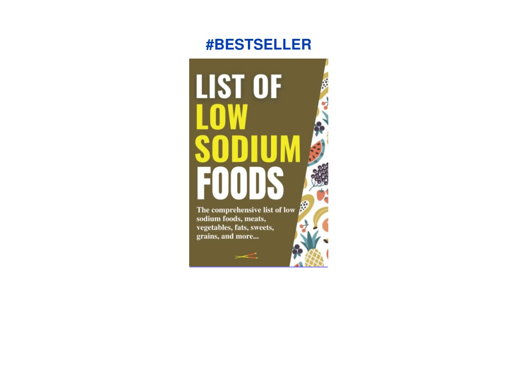 PPT - Download list of low sodium foods: the comprehensive list of low ...