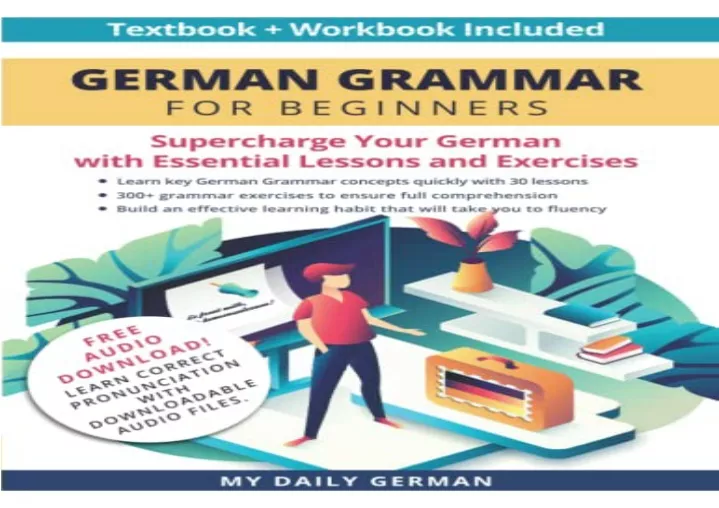 PPT - PDF German Grammar for Beginners Textbook Workbook Included ...