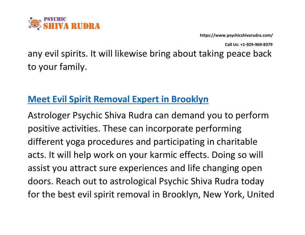 PPT - Most Famous Evil Spirit Removal Expert In Brooklyn NY ...