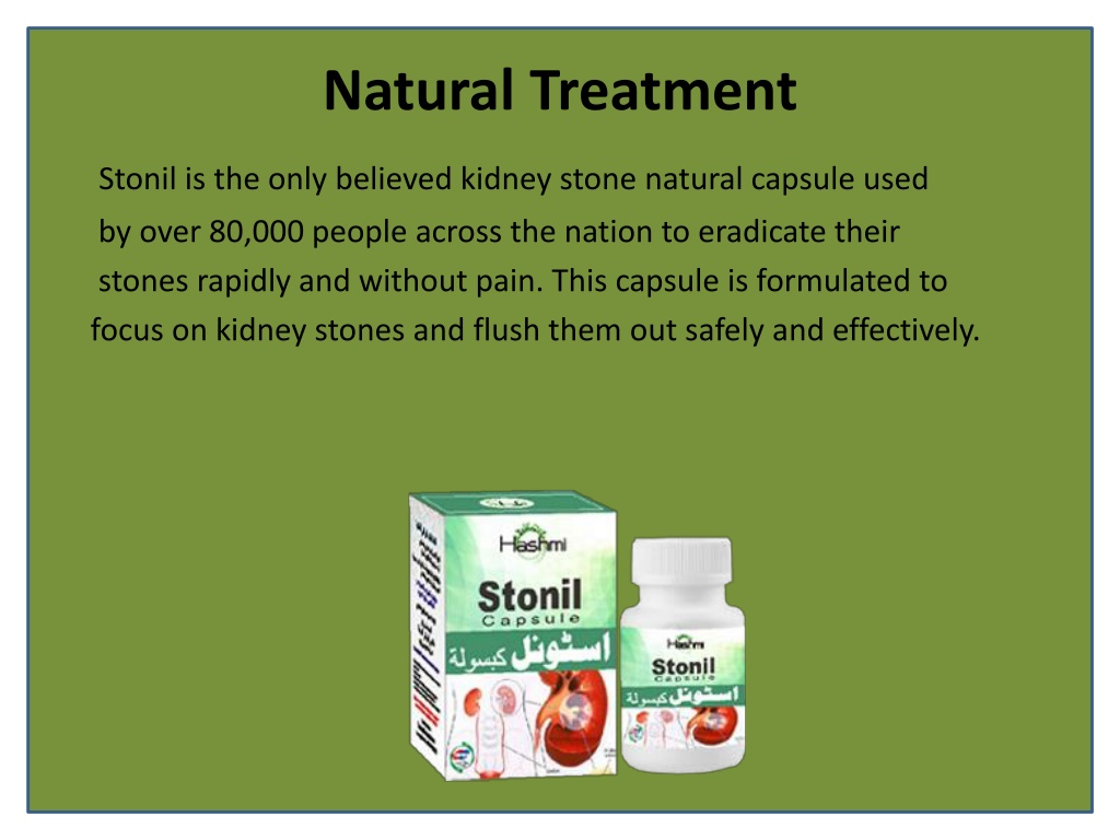 PPT - Get Natural Treatment for Kidney Stones with Stonil Capsule ...