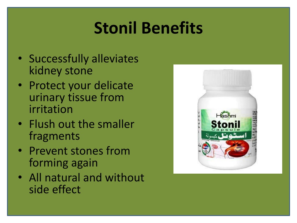 PPT - Get Natural Treatment for Kidney Stones with Stonil Capsule ...