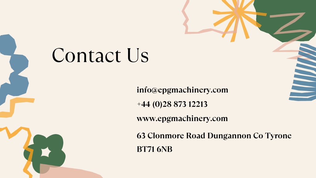 PPT - 5 Benefits of Investing in EPG Machinery for Your Manufacturing Business PowerPoint ...