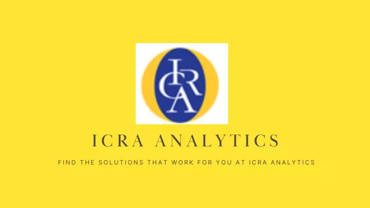 PPT - Icra Analytics limited PowerPoint Presentation, free download ...