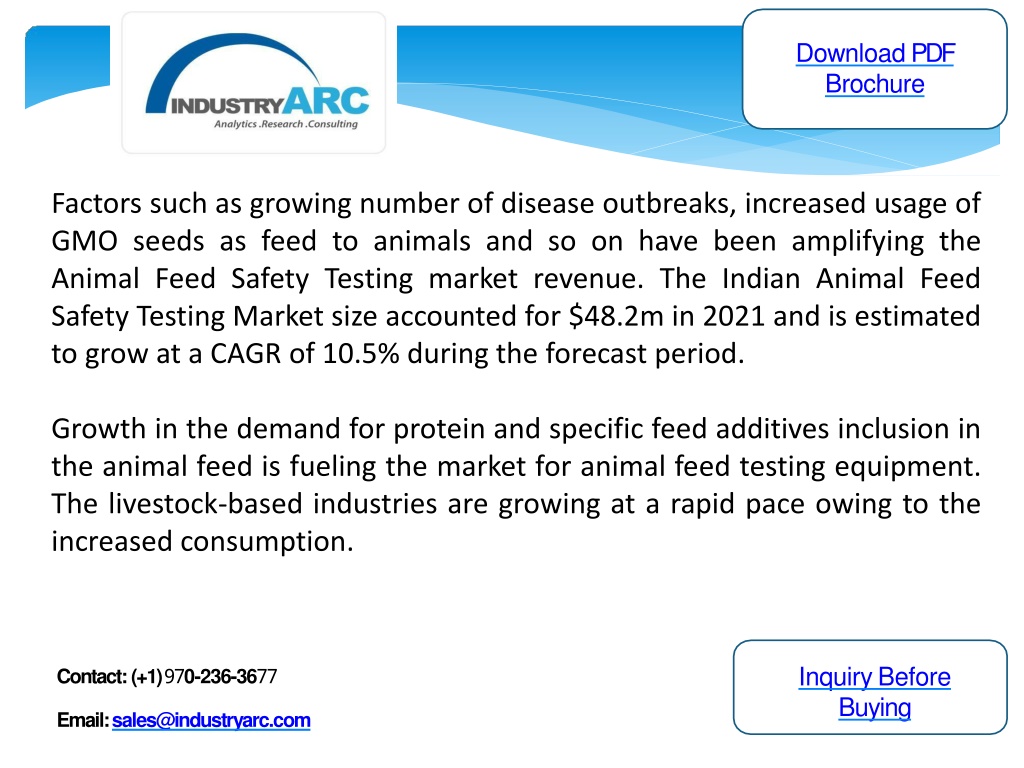 PPT - India Animal Feed Safety Testing Equipment Market PowerPoint ...