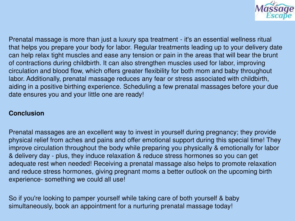Ppt Five Reasons Why Every Pregnant Mother Should Schedule A Prenatal