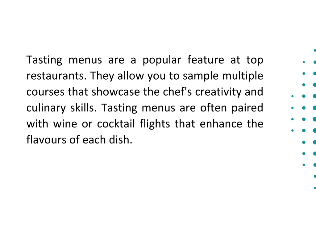 PPT - Exploring the World's Best Restaurants: Why It's Worth the Trip ...