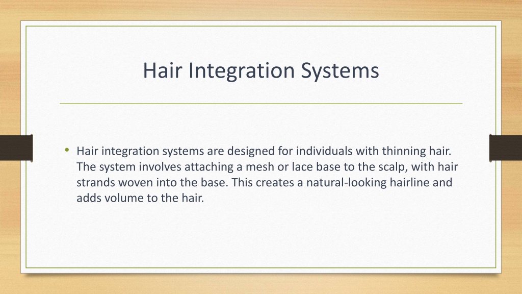 PPT - Non surgical Hair Replacement PowerPoint Presentation, free ...