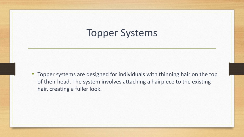 PPT - Non surgical Hair Replacement PowerPoint Presentation, free ...