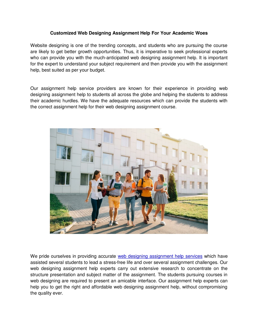 PPT - Customized Web Designing Assignment Help For Your Academic Woes ...