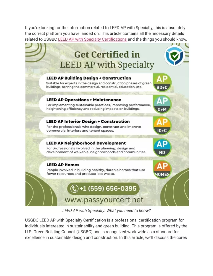 PPT - LEED AP with Specialty What you need to know PowerPoint ... PPT - LEED AP with Specialty What you need to know PowerPoint ...