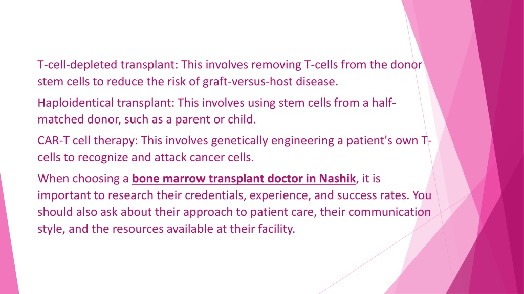 PPT - Bone Marrow Transplant Doctor in Nashik PowerPoint Presentation ...