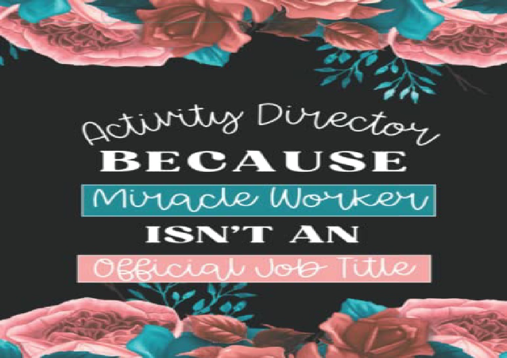 PPT - [PDF] Activity Director Because Miracle Worker Isn't An Official ...