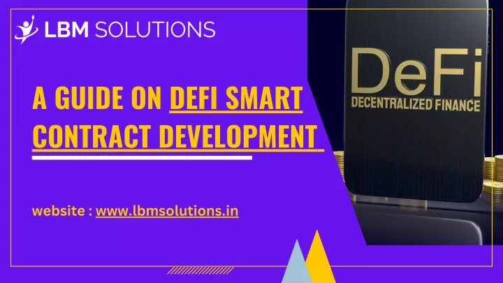 PPT - DeFi smart contract development services. PowerPoint Presentation ...