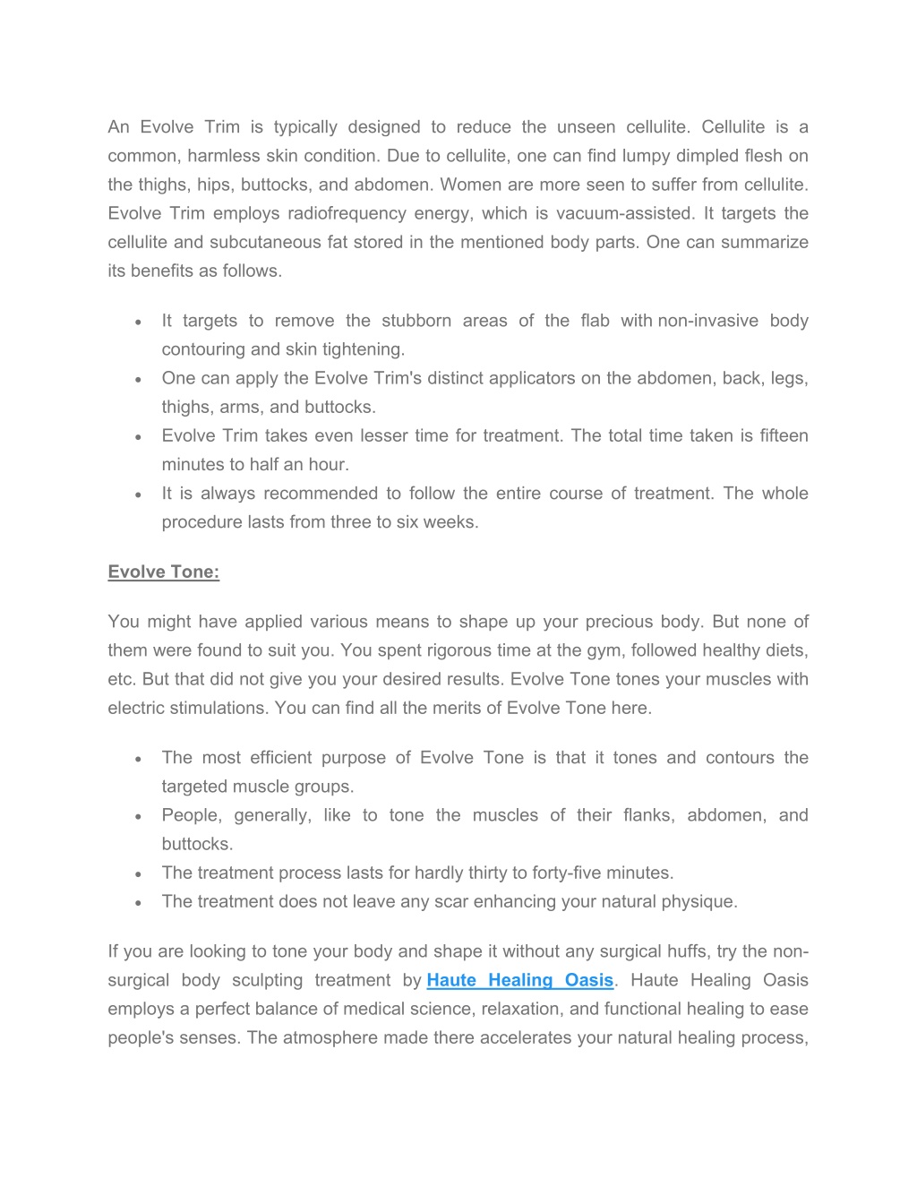 PPT - Evolve Body Contouring and Its 3 Body Sculpting Treatment ...