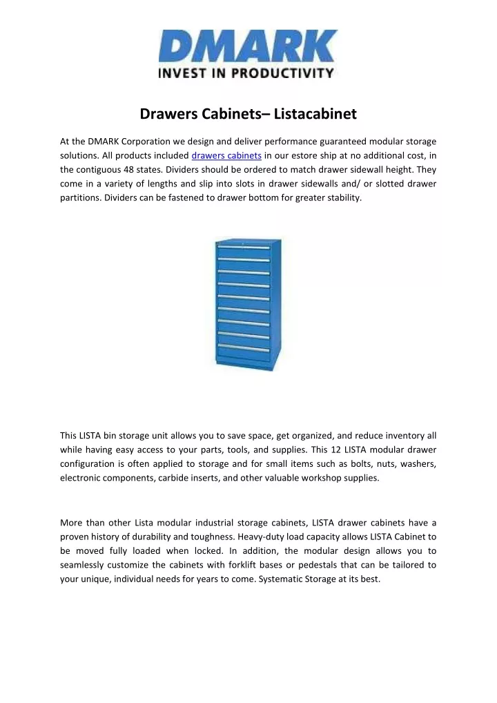 PPT - Drawer cabinet PowerPoint Presentation, free download - ID:12027659