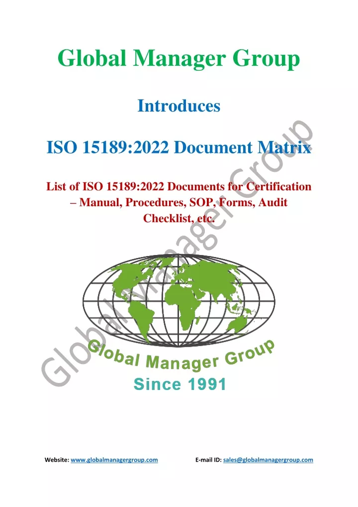 PPT - ISO 15189 - 2022 Documents Metrix PowerPoint Presentation, free ...