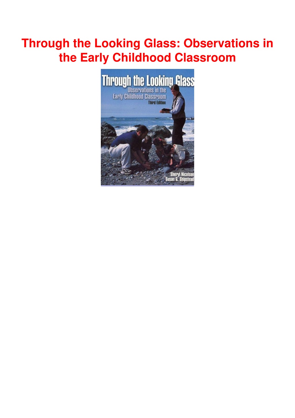 PPT - DOWNLOAD/PDF Through the Looking Glass: Observations in the Early ...