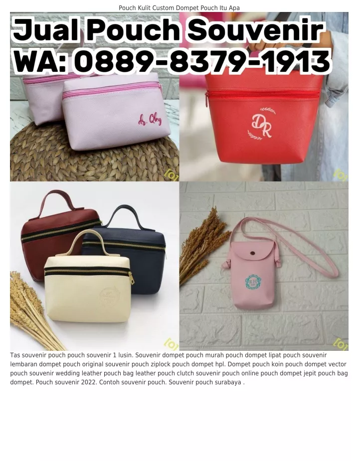 PPT - Ö88ᑫ•8౩ᜪᑫ•IᑫI౩ (WA) Pouch Souvenir Quality Tutorial Dompet Pouch ...