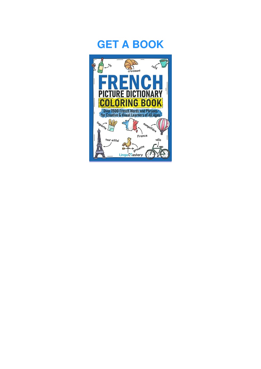 PPT - $PDF$/READ/DOWNLOAD French Picture Dictionary Coloring Book: Over ...