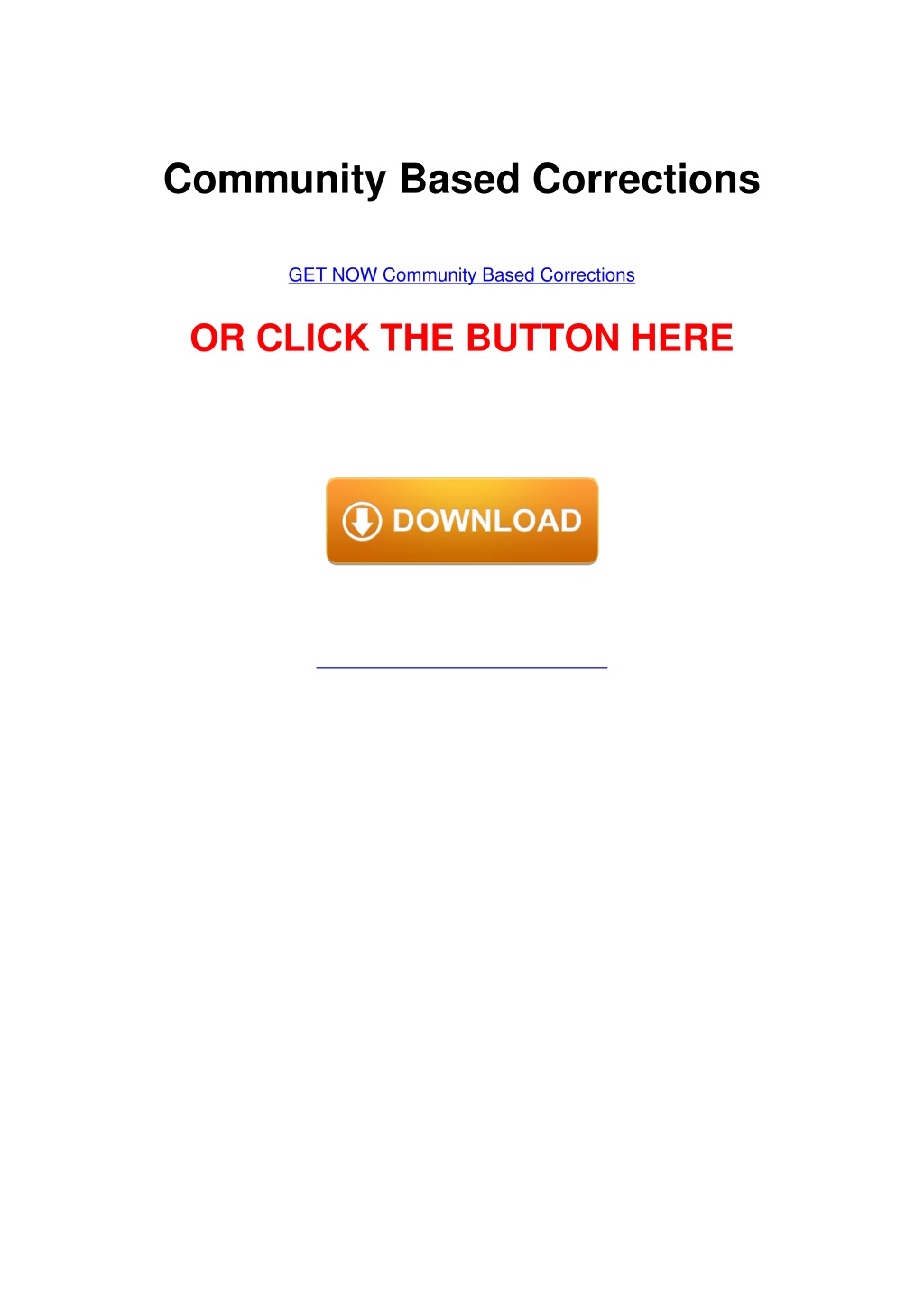 PPT - $PDF$/READ/DOWNLOAD Community Based Corrections PowerPoint Presentation - ID:12031831