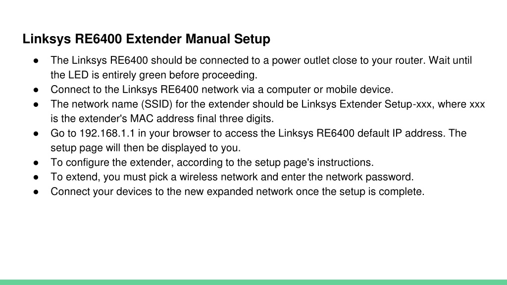 PPT - Linksys RE6400 Setup (1) PowerPoint Presentation, free download ... PPT - Linksys RE6400 Setup (1) PowerPoint Presentation, free download ...