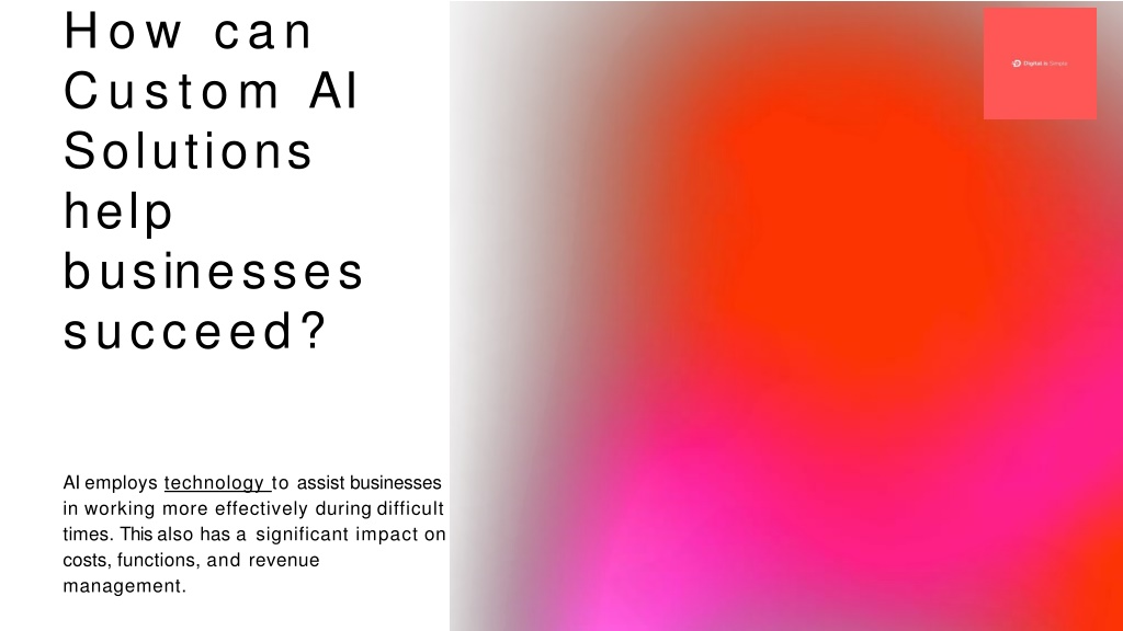 PPT - AI Application Solutions During a Recession PowerPoint ...