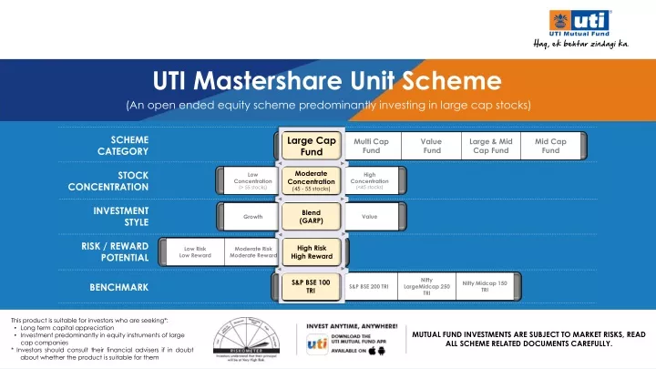 PPT - Invest In Mastershare Unit Scheme | UTI Mutual Fund PowerPoint ...