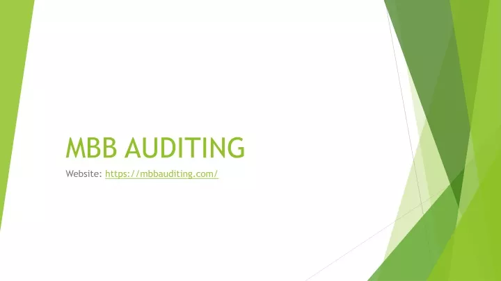 PPT - MBB Auditing- Best Auditing Services In Dubai PowerPoint ...